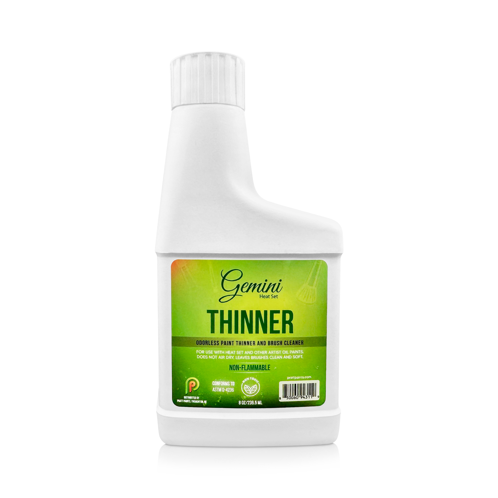Gemini™ Heat Set Thinner - Odorless Paint Thinner & Brush Cleaner 8 oz ...